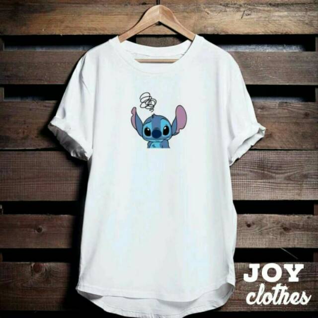Jual STITCH CONFUSED KAOS UNISEX/ LILO N STITCH | Shopee Indonesia