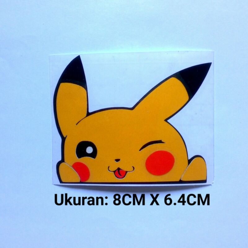 Jual Stiker Cutting Pikachu Pokemon Cutting Sticker Untuk Sticker Motor ...