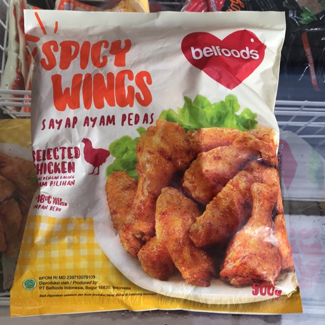 Jual Belfoods Spicy wing 500gr | Shopee Indonesia