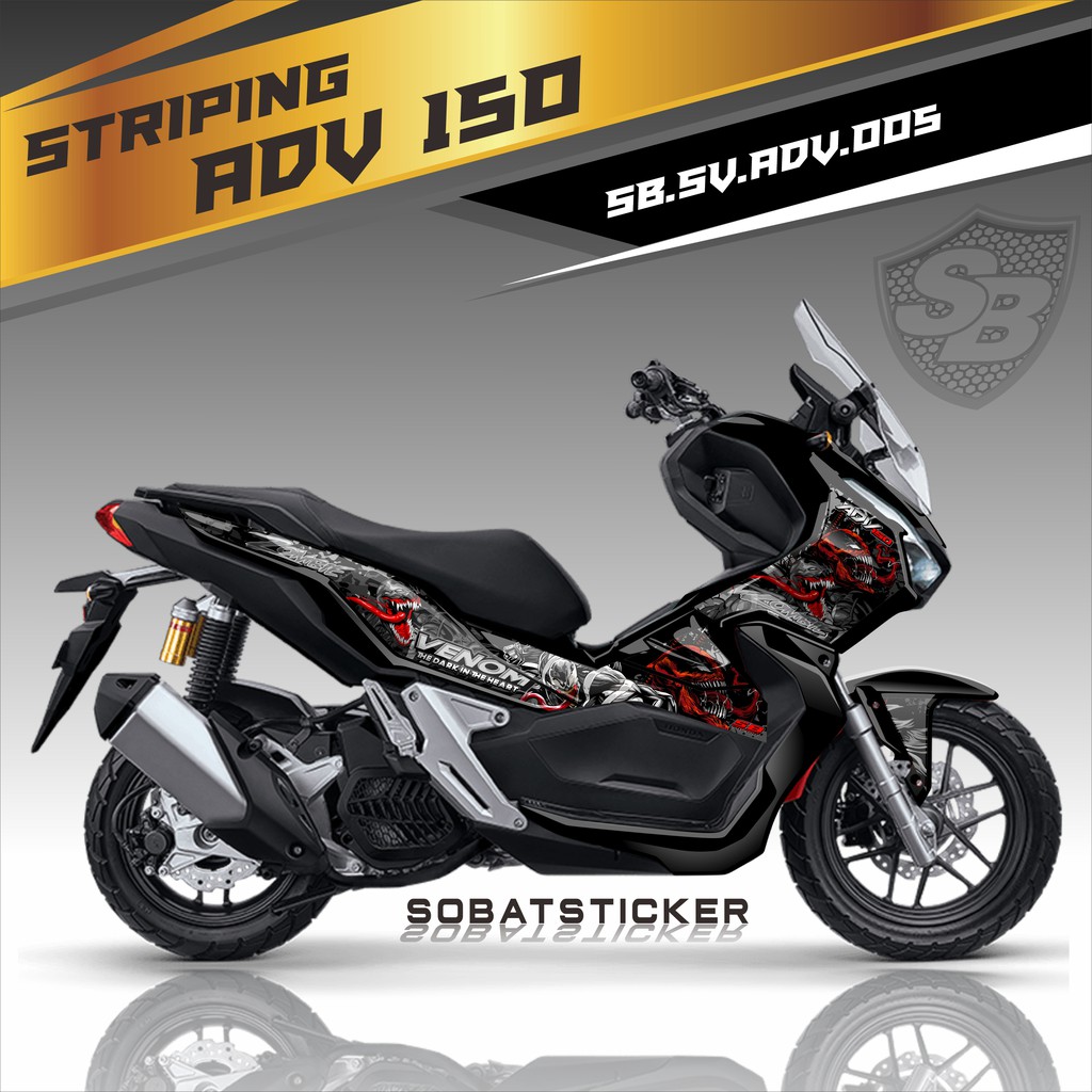 Jual Striping ADV 150 - Sticker Striping Variasi list HONDA ADV 150 005 ...
