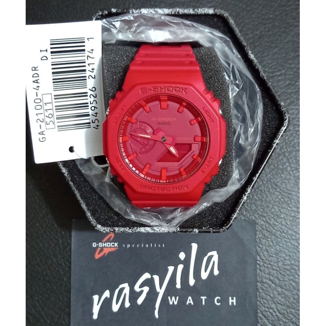 Jual Casio G-Shock G-Shock GA 2100 / GA2100 - 4ADR / GA 2100 - 4A Red ...