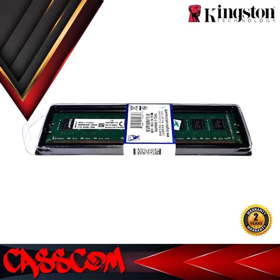 Jual Longdimm DDR3 Kingston 8gb RAM PC12800 1600mhz | Shopee Indonesia