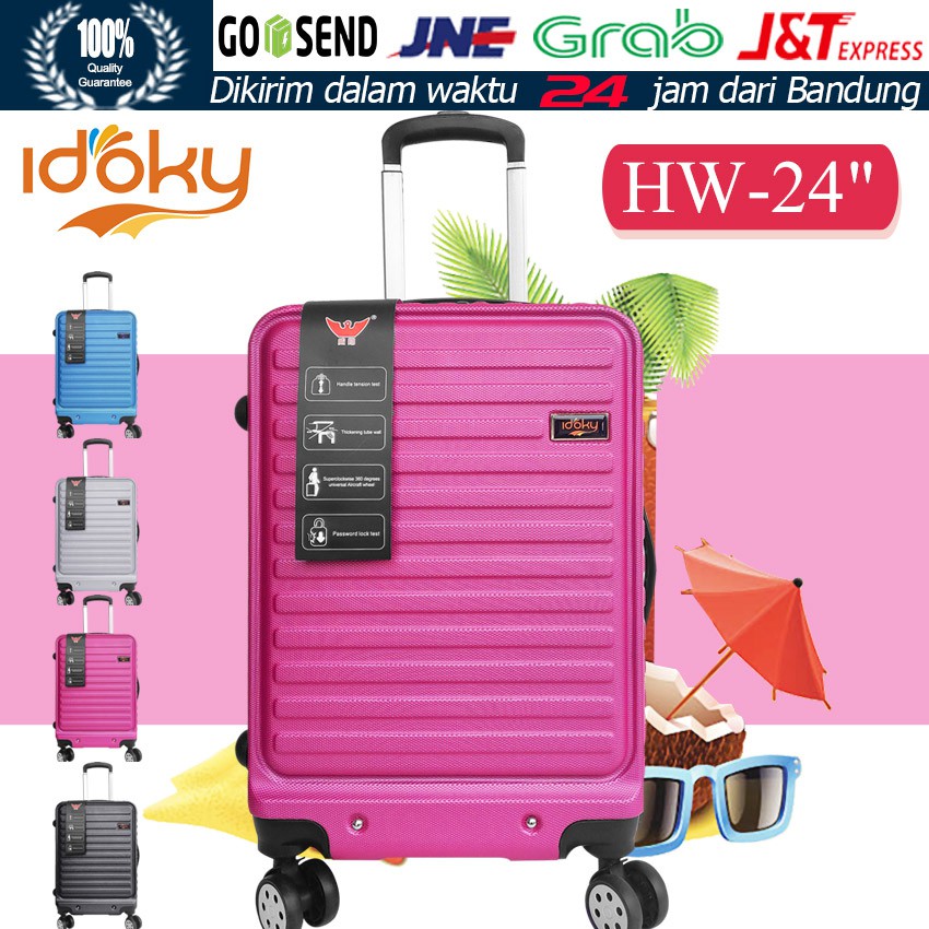 Jual Idoky 24 Inch Hard Case Luggage Trolley Case Men Women Suitcase ...