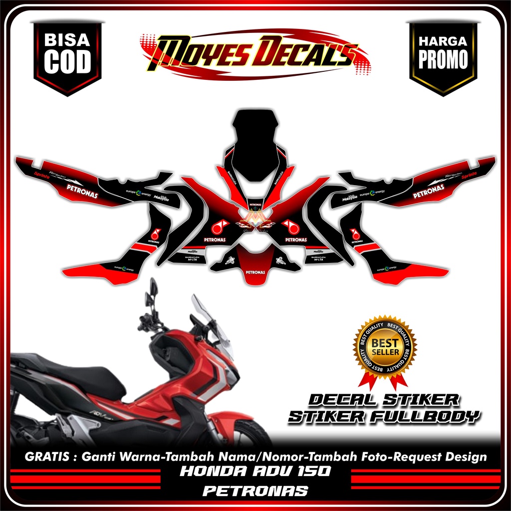 Jual Sticker DECAL Adv full body,Sticker MOTOR ADV 150 | Shopee Indonesia