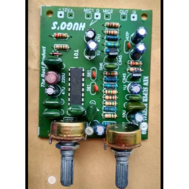 Jual Kit Digital echo 2 potensio Reverb Speed Efek sound system efek ...