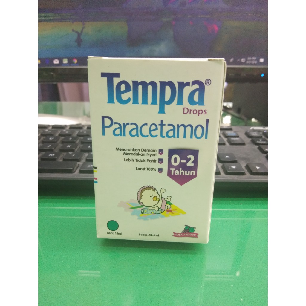 Jual TEMPRA DROPS PARACETAMOL 0-2 TAHUN ISI 15 ML RASA ANGGUR | Shopee ...