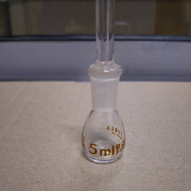 Jual Picnometer 5ml - Piknometer 5ml Pyrex class A plus tutup | Shopee ...