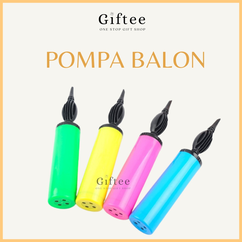 Jual POMPA BALON TANGAN MANUAL AIR FILLED PUMP POMPA TANGAN HAND PUMP ...