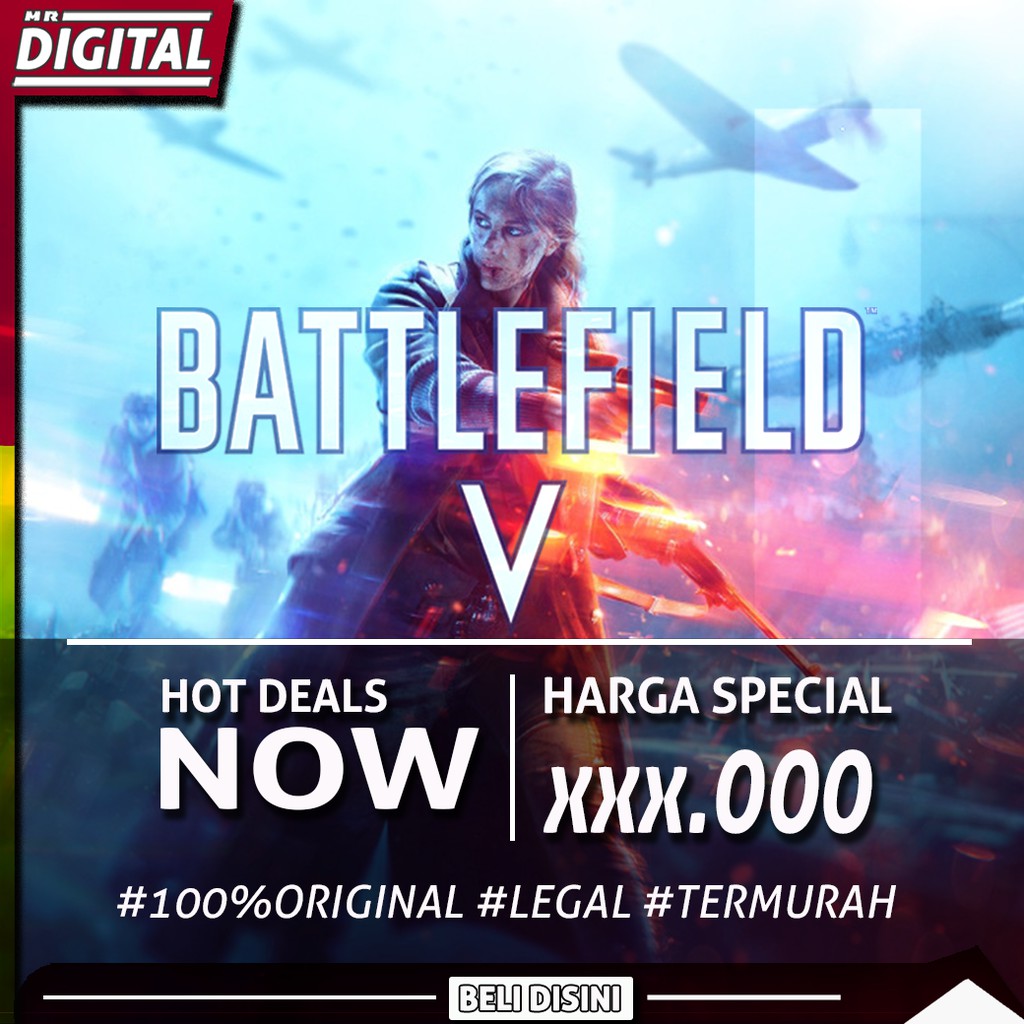 Jual BATTLEFIELD 5 BF V - ORIGIN DAN S T E A M DIGITAL GAME KEY/GIFT PC ...