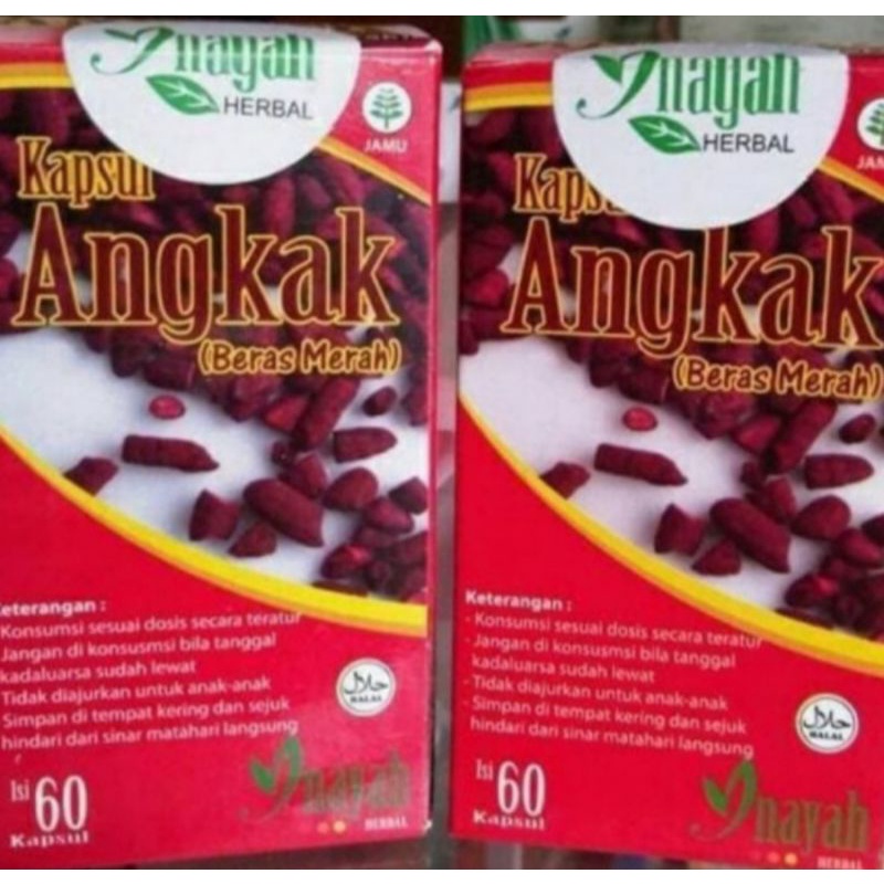 Jual Kapsul Angkak Inayah | Kapsul Beras Merah | Obat DBD Demam ...