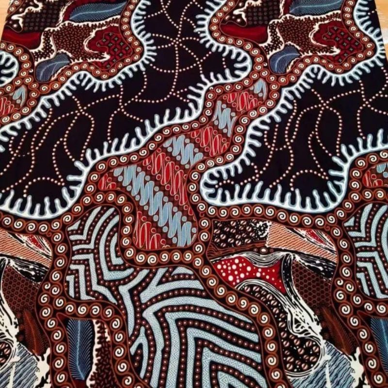 Jual Kain batik solo alusan abstrak isen isen | Shopee Indonesia