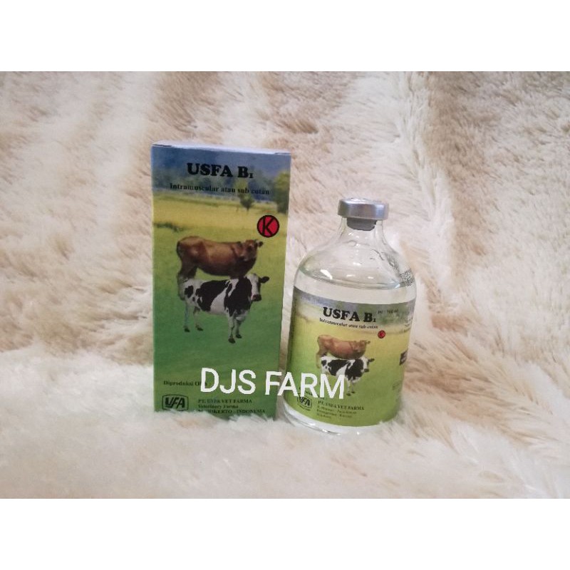 Jual Vitamin B1 USFA 100ml vitamin B untuk penggemuk hewan penambah ...