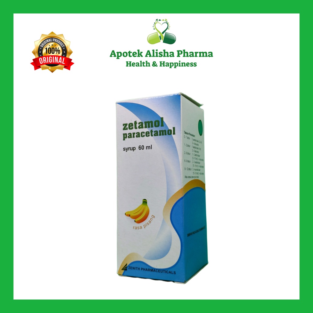 Jual Zetamol Sirup 60ml - Jetamol Syrup Obat Penurun Panas Demam Anak ...