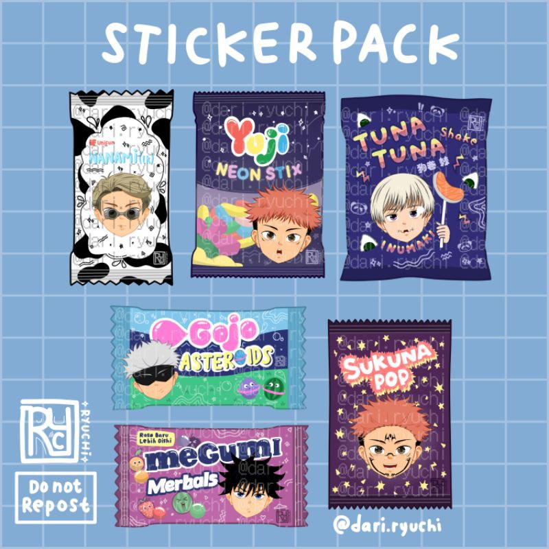 Jual JJK STICKER PACK | Shopee Indonesia