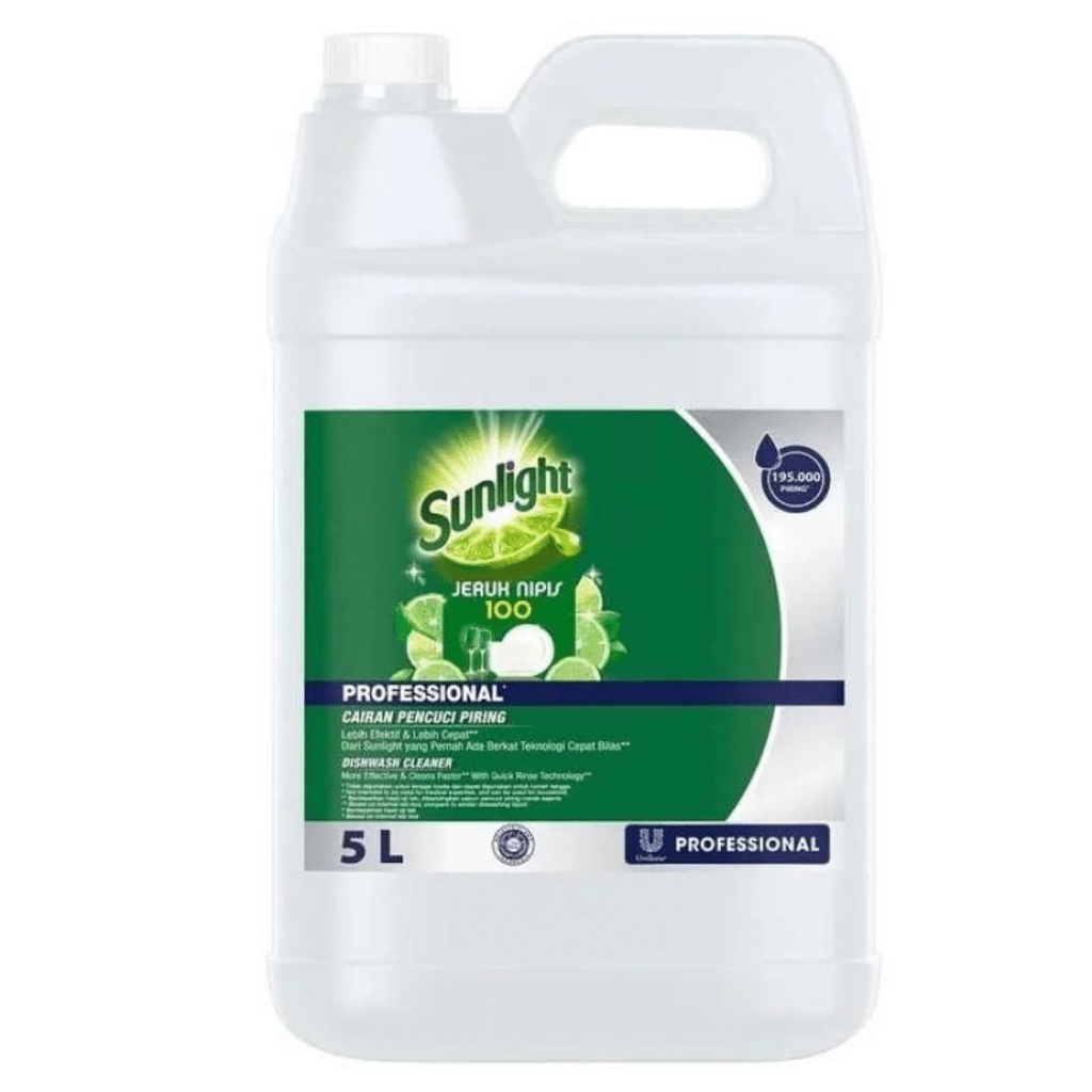 Jual Sunlight Jeruk Nipis Lime 5 Liter Jerigen / Professional Sabun ...