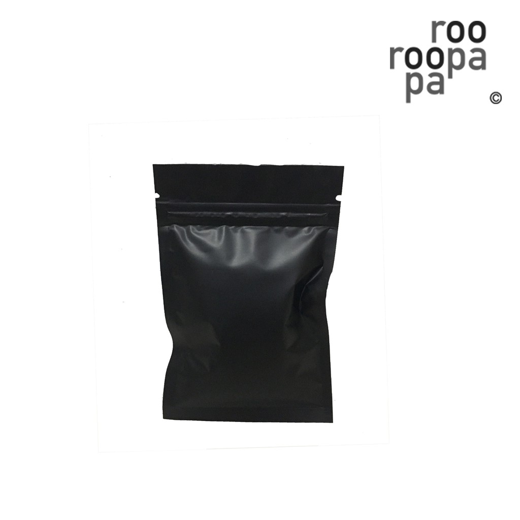 Jual 8 X 12 Hitam Matte / Kantong Packaging Bumbu / Kemasan Makanan ...