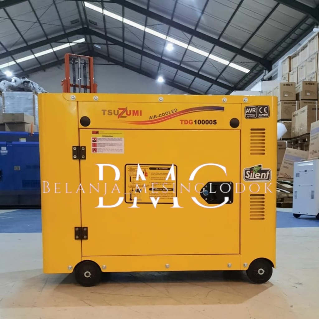Jual Genset Silent 8 kva 1 phase 7500 watt Tsuzumi TDG 10000S 8kva 1 Phase | Shopee Indonesia