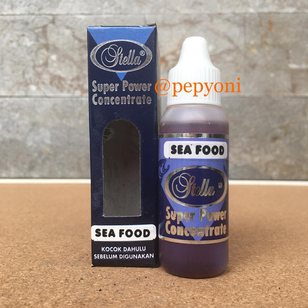 Jual SEAFOOD - Stella Super Power Concentrate / Esen Pancing Stella / Stella Dus Biru | Shopee ...