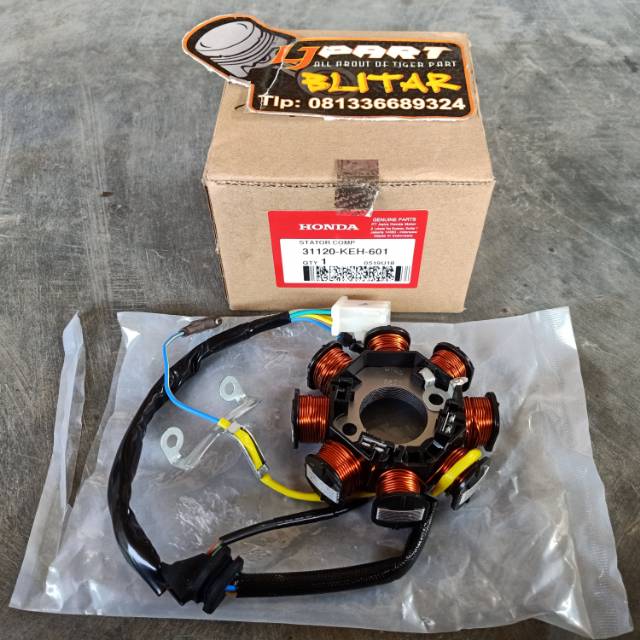 Jual STATOR COMP / SPUL HONDA MEGAPRO PRIMUS ORIGINAL HONDA GENUINE PARTS | Shopee Indonesia