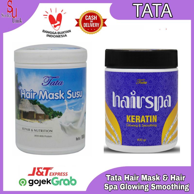 Jual Tata Hair Mask & Hair Spa Keratin Masker Rambut 400g & 1000g ...