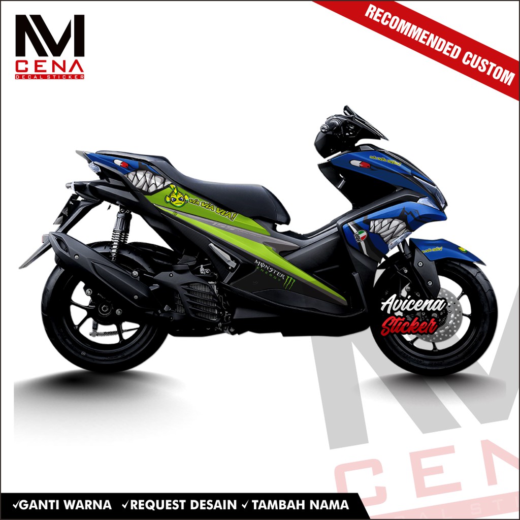 Jual Sticker Decal Aerox 155 Decal Sticker Aerox 155 Striping Aerox ...