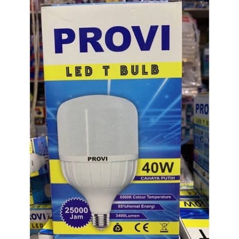 Jual LAMPU MURAH LED PROVI 40W LIGHT BULB | Shopee Indonesia