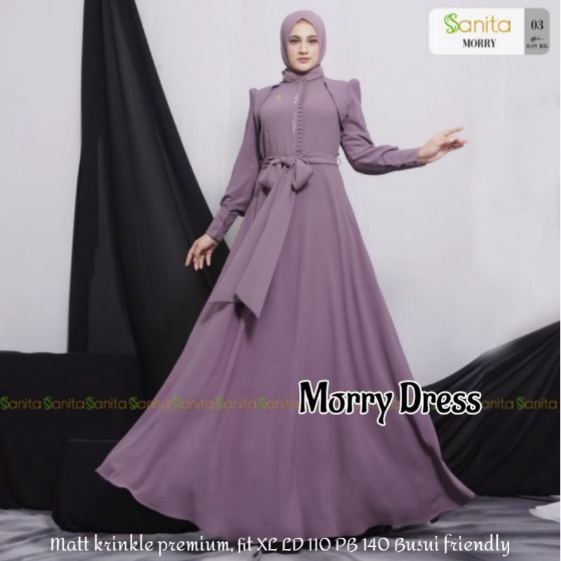 Jual GAMIS MORRY DRESS MAXY ORI LEBEL MADANI | Shopee Indonesia