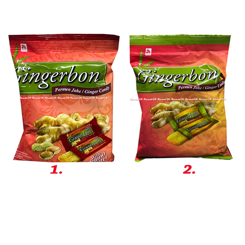 Jual Gingerbon Permen Jahe Kacang 125gr Ginger Candy with Peanut Butter ...