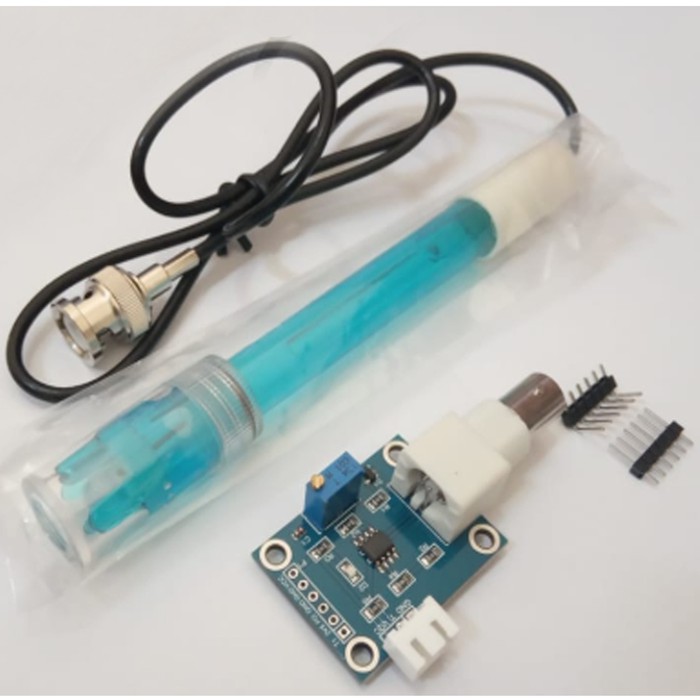 Jual PH SENSOR Module V.1.1 with PH Probe with MSP340 shield Arduino ...