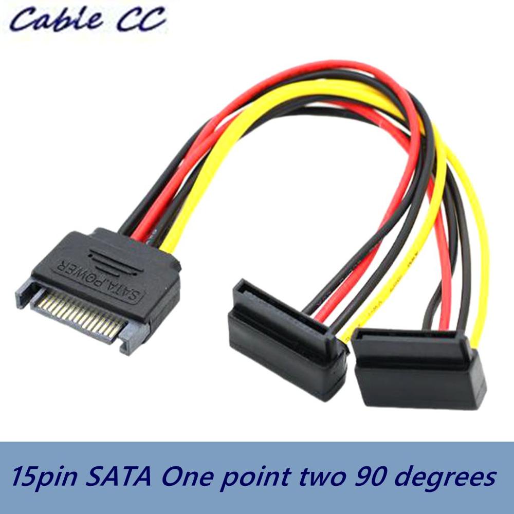 Jual Cable power sata 15p male to 2x serial ata female 15 pin splitter ...