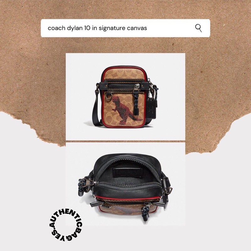 Jual Coach Dylan 10 In Signature Canvas With Rexy By Sui Jianguo ...