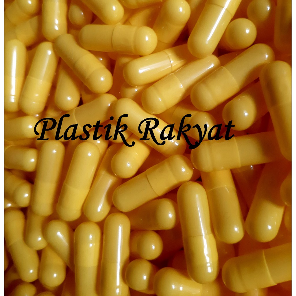 Jual Cangkang Kapsul Ukuran 0 warna polos metalik / Kapsul Kosong ...