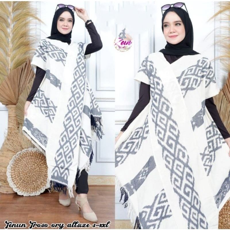 Jual dress tenun etnik - dress tenun slempang - dress etnik - dress ...