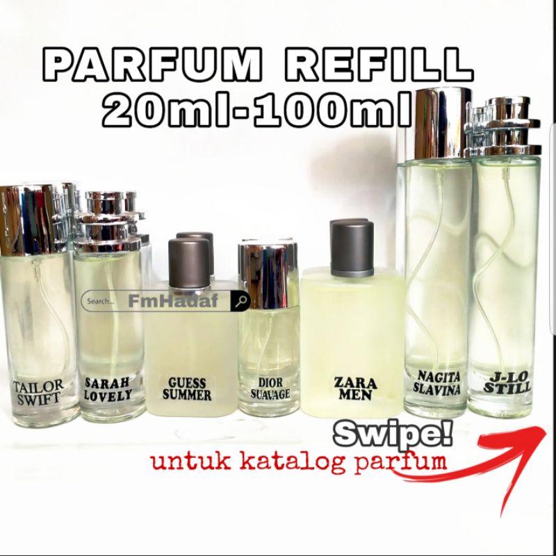 Jual PARFUM refill murah || harga grosir || BEST QUALITY 20ml-100ml ...