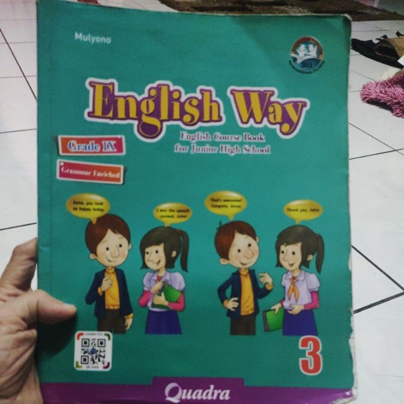 Jual buku bahasa inggris english way SMP IX penerbit quadra | Shopee Indonesia