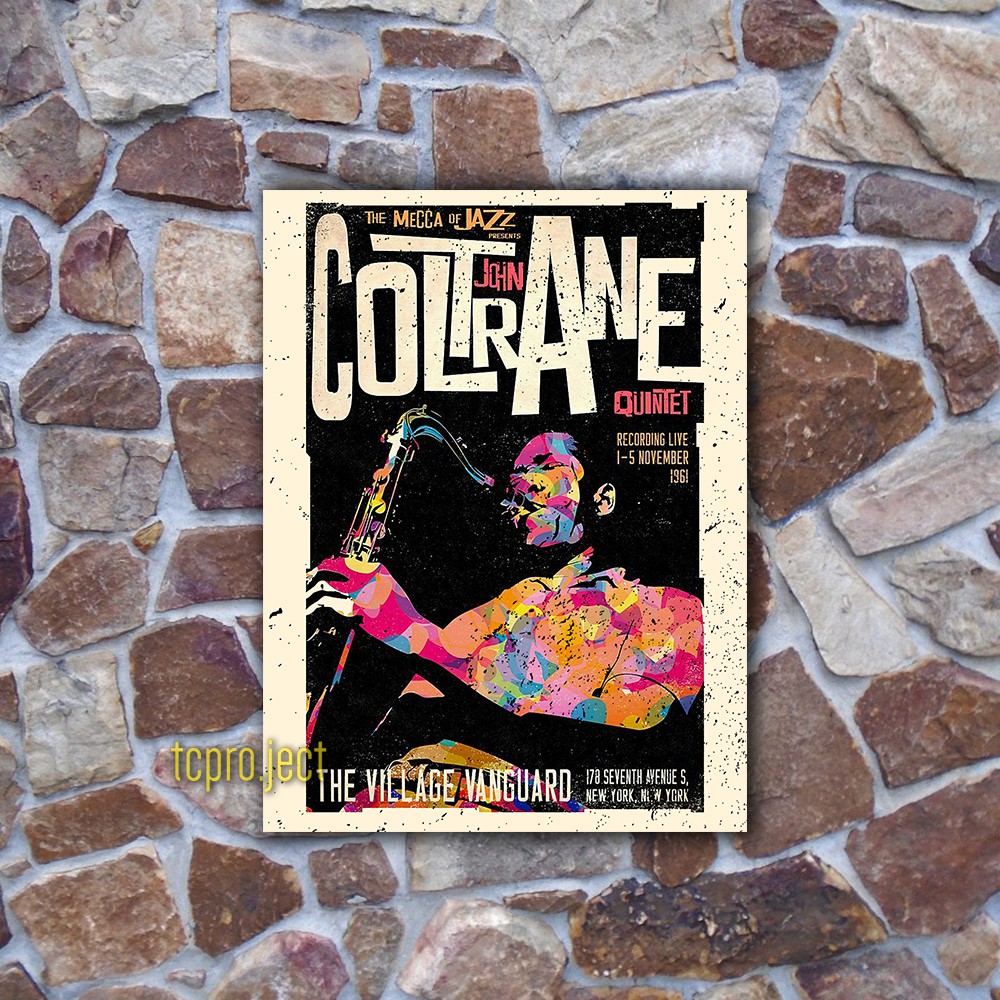 Jual JOHN COLTRANE JAZZ POSTER - DEKORASI HIASAN DINDING KAYU | Shopee ...