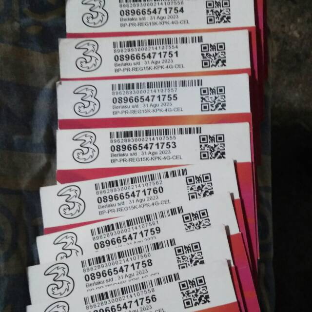 Jual Perdana 3 tree 1 gb ./masa aktif 1th | Shopee Indonesia