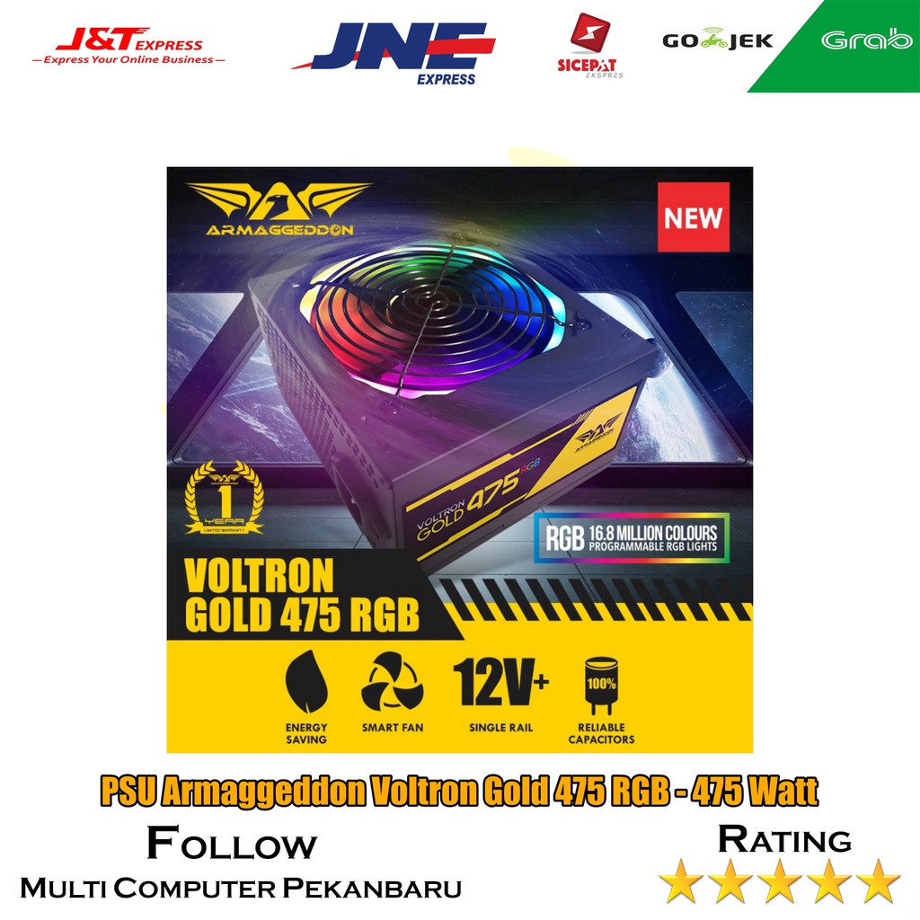 Jual Armaggeddon Power Supply / PSU Voltron Gold 475 RGB | Shopee Indonesia