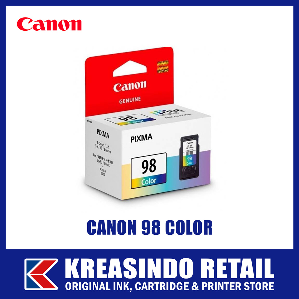 Jual Canon 98 Color (CL-98) Tinta / Cartridge Original | Shopee Indonesia