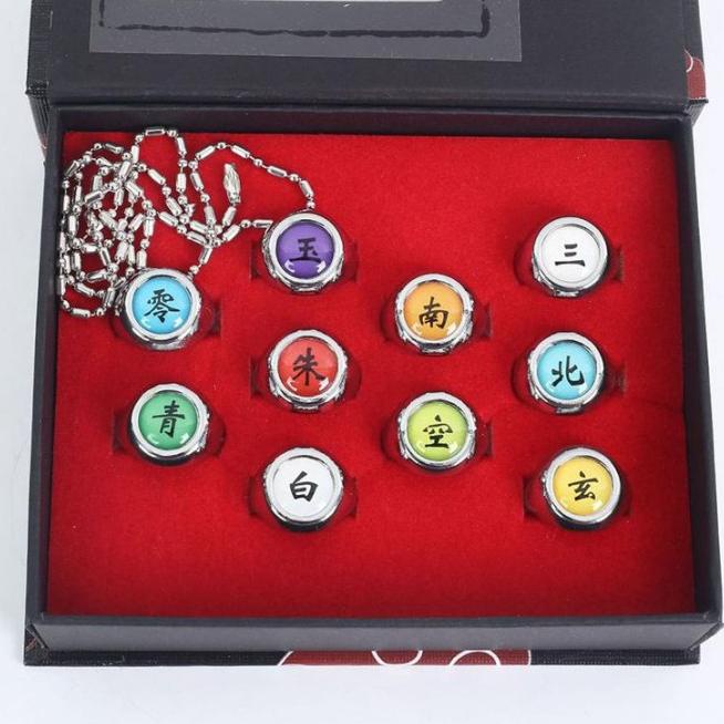 Jual Ninja Naruto Uchiha Itachi Ring Akatsuki Member Zhu Ring Cosplay ...