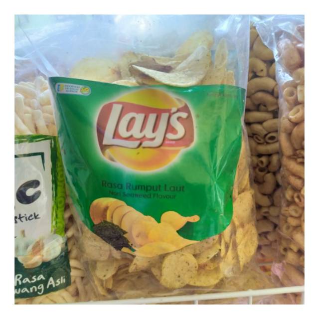 Jual Lays rumput laut 250gr | Shopee Indonesia