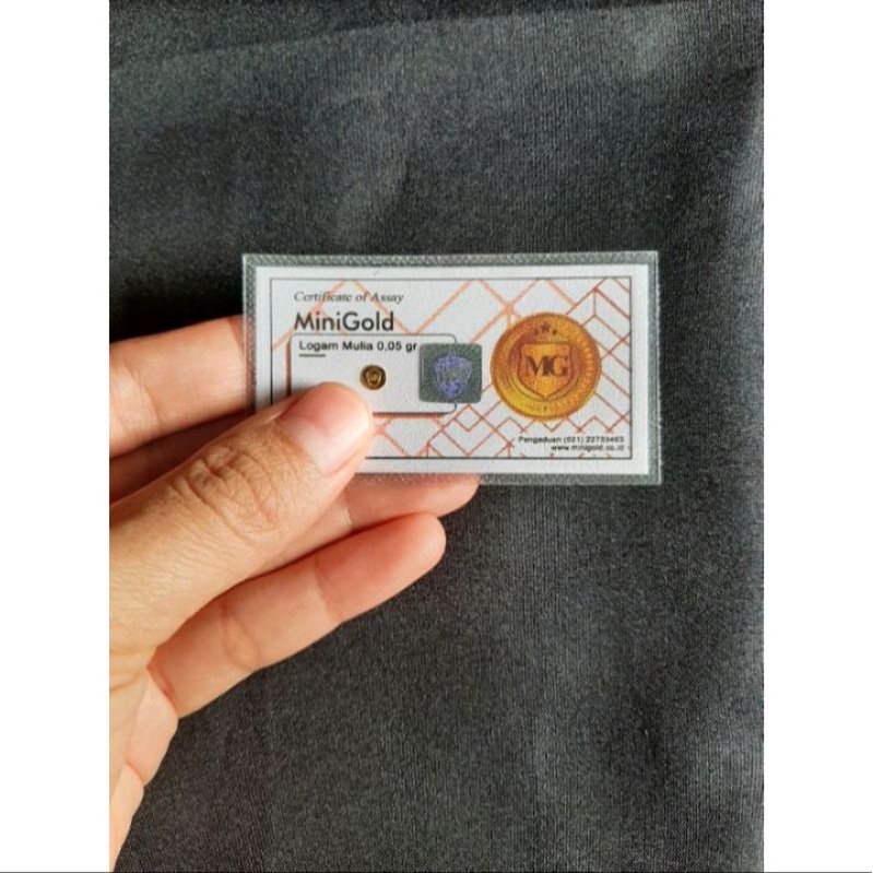 Jual mini gold 0.05 gram white series | Shopee Indonesia