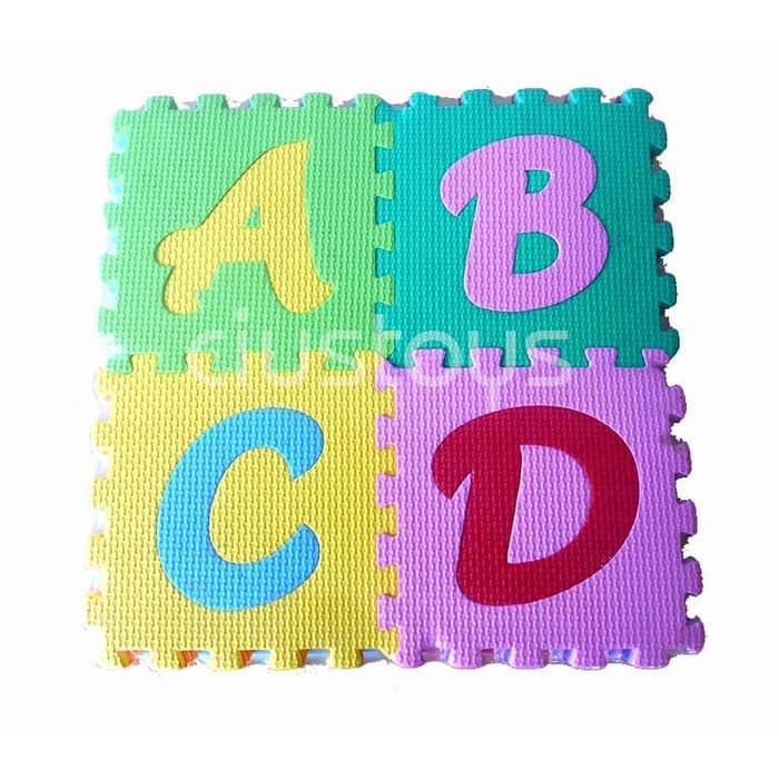Jual Unik EVAMAT KARPET LANTAI PUZZLE ABJAD ANGKA ISI 40 PC | Shopee ...