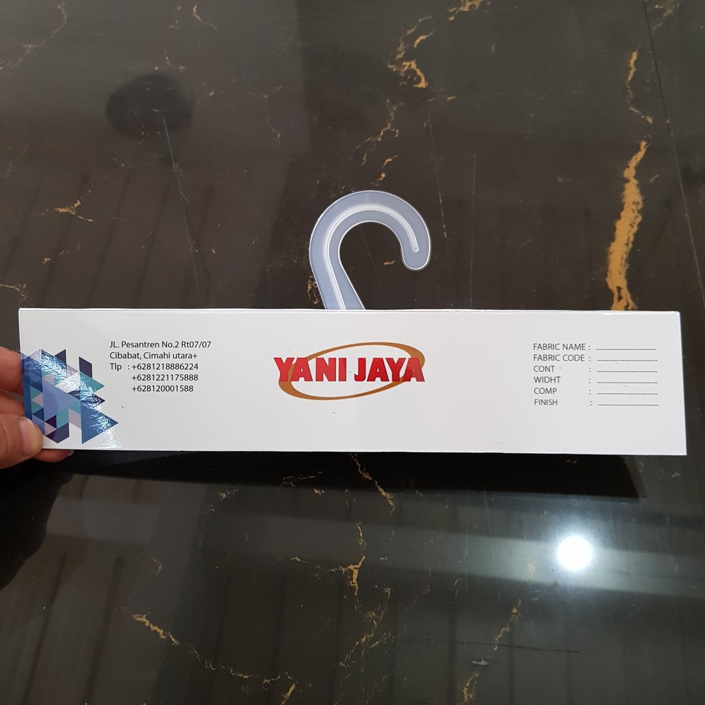 Jual hanger sample kain cetak untuk kebutuhan garment / textile ...