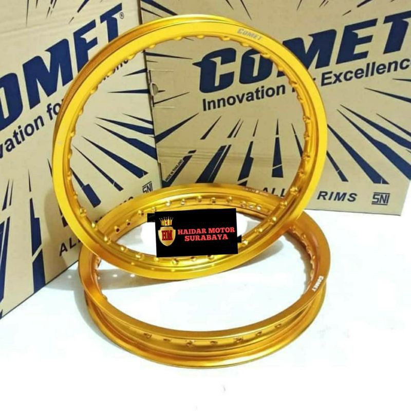 Jual VELG COMET 140/160-17 GOLD W SHAPE/vleg variasi ring 17 termurah ...