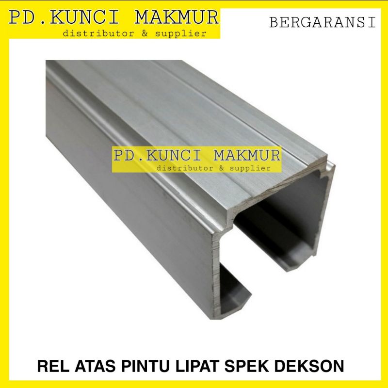 Jual rel atas pintu lipat alluminium rel lipat rel husky rel folding ...