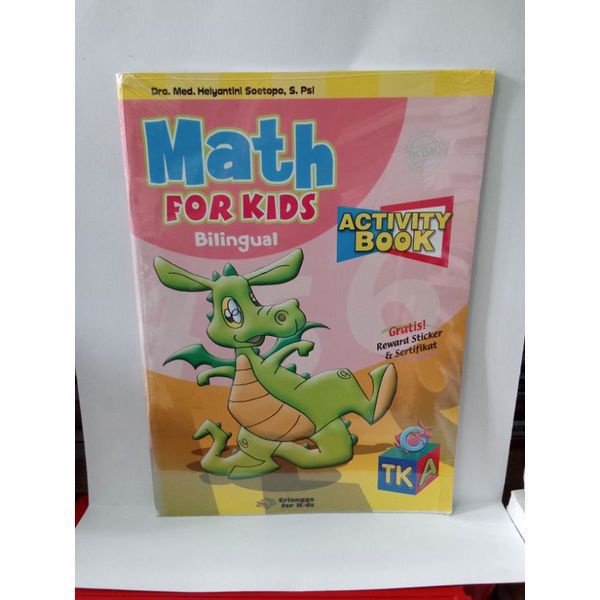 Jual Buku Math FOR KIDS Bilingual ACTIVITY BOOK TK B Erlangga for Kids ...