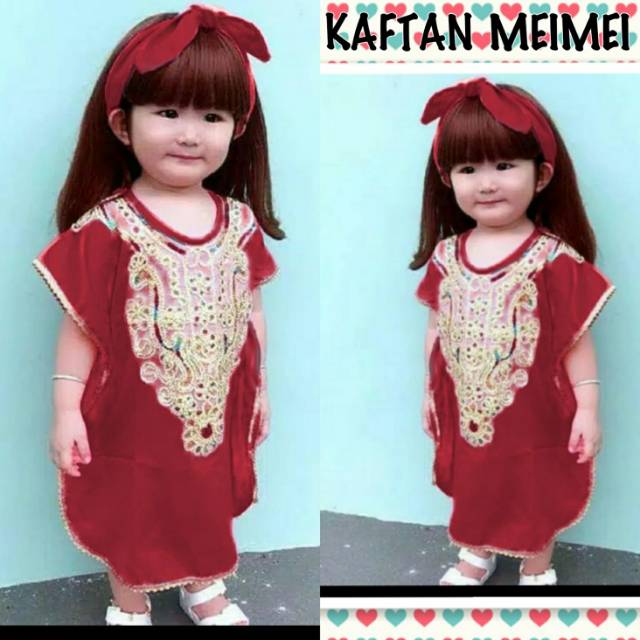 Jual KD KAFTAN MEI MB MAROON | Shopee Indonesia