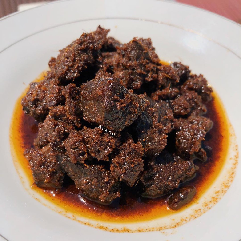 Jual Rendang Paru Basah Asese Khas Padang 500 gram | Shopee Indonesia
