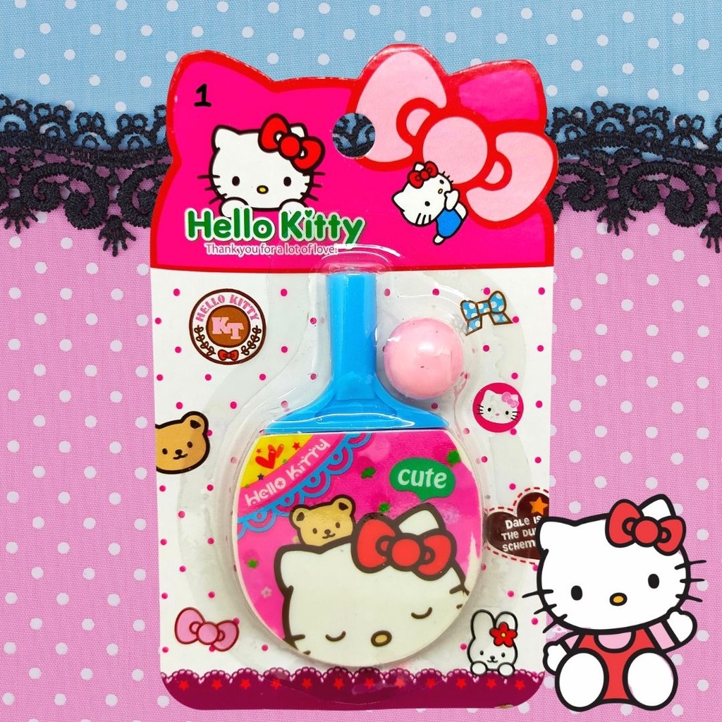 Jual Penghapus Lucu Karakter Hello Kitty Ping Pong (3 warna) | Shopee ...